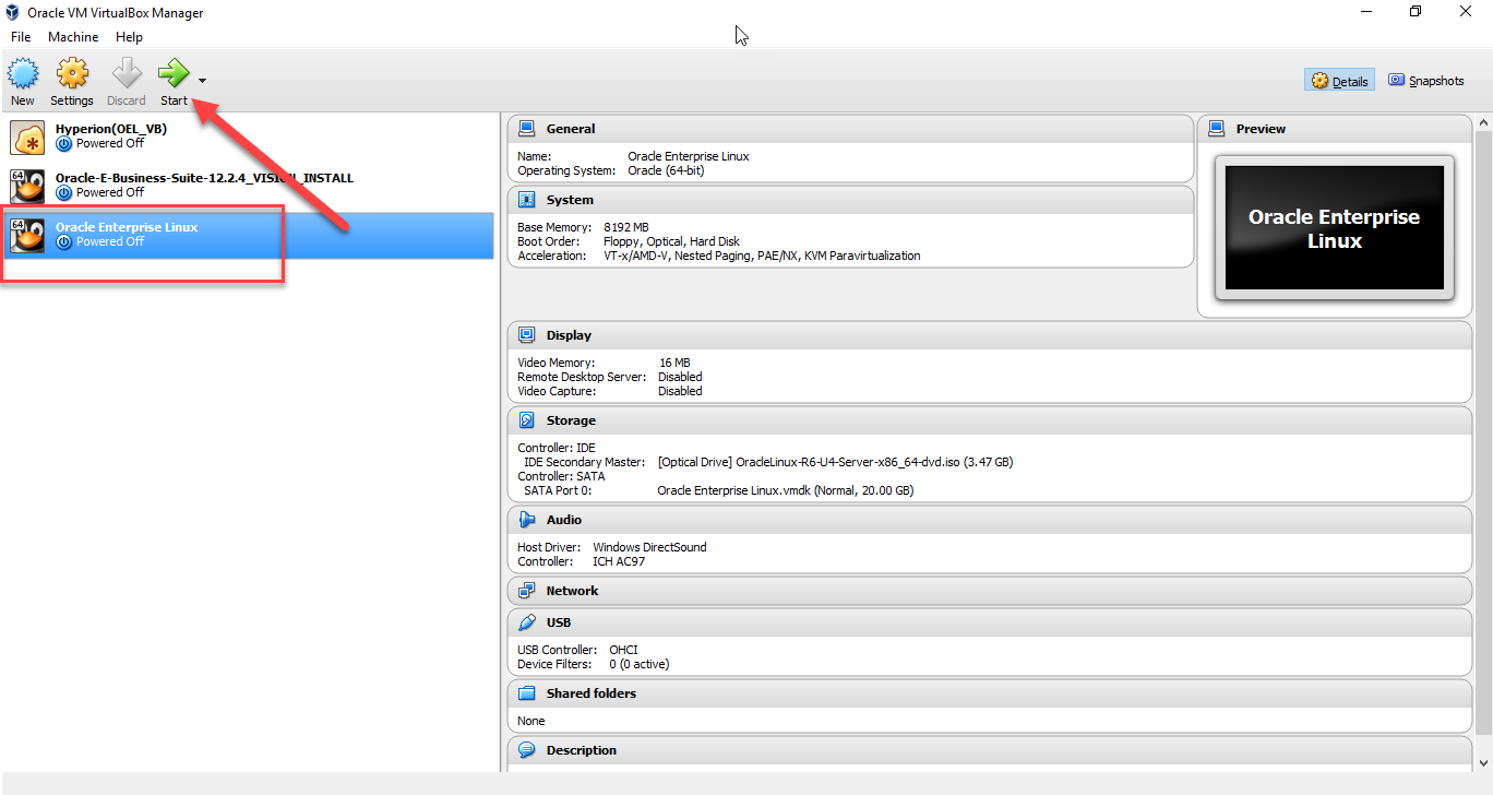 Creating Oracle Linux Virtual Machine Through Virtual Box Oracle