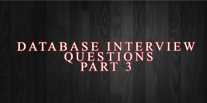 Database Interview Questions Part 3 - Oracle Solutions